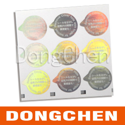 genuine holographic sticker