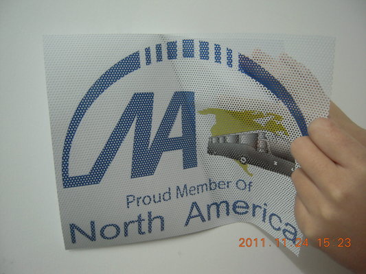 Colorful Available Bus Wraps , Bumper Car Sticker UV Printing