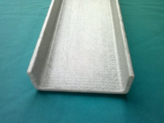 Glass Fiber Reinforced Plastic Pultruded FRP C Channels Composite Profiles