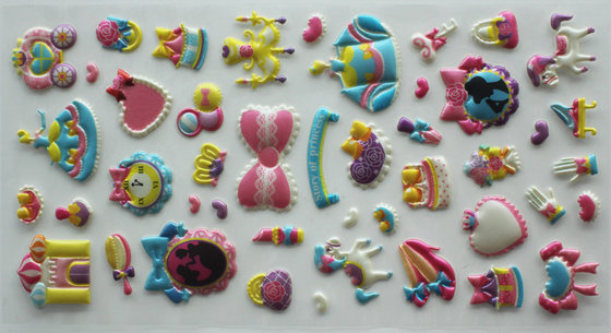 Fairy Tale Pearly shinning Puffy Stickers