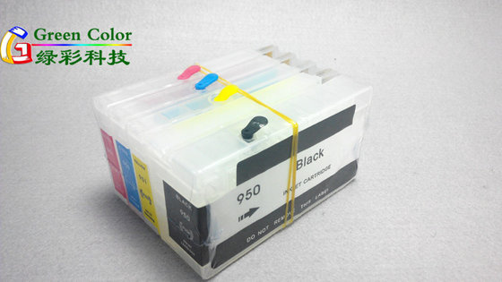 HP 950 951 Cartridges , Refillable Cartridge with ARC Chip Shrink Film Package