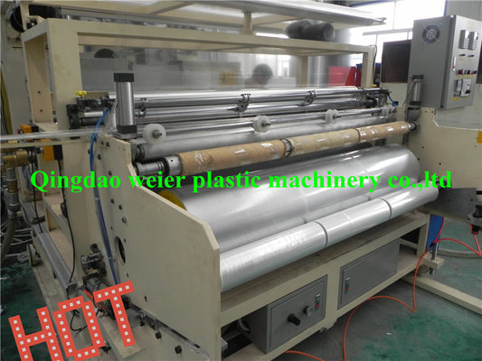 Automatic Plastic Film Making Machine For Shrinking Film With Touch Screen