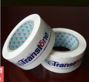 Low Noise Printed Packaging Tape Pressure Sensitive High Adhesive