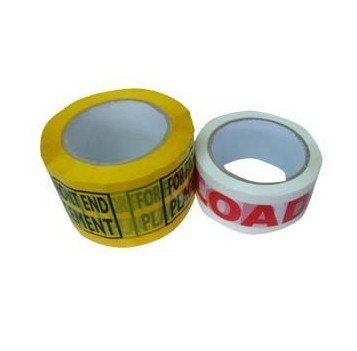 Low Noise Printed Packaging Tape Pressure Sensitive High Adhesive