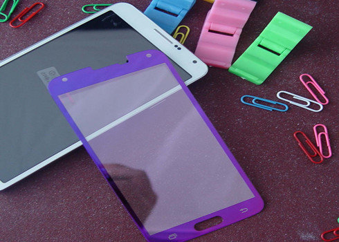 0.33mm Colorful S5 Samsung Tempered Glass Screen Protector 9H cell phone protective film