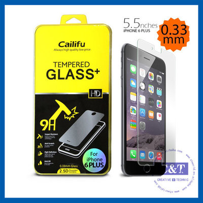 Clear 2.5D 9H Cell Phone Screen Protector , Iphone 6 Plus 5.5" Screen Protector