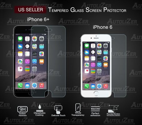 Clear 2.5D 9H Cell Phone Screen Protector , Iphone 6 Plus 5.5" Screen Protector