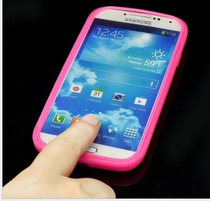 Slim Tpu Samsung Galaxy S4 Phone Covers , Cell Phone Galaxy S3 Case