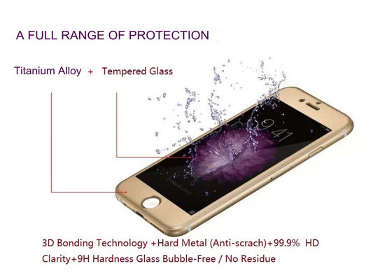 Full Cover Tempered Glass Screen Protectors 8H - 9H for iPhone 6