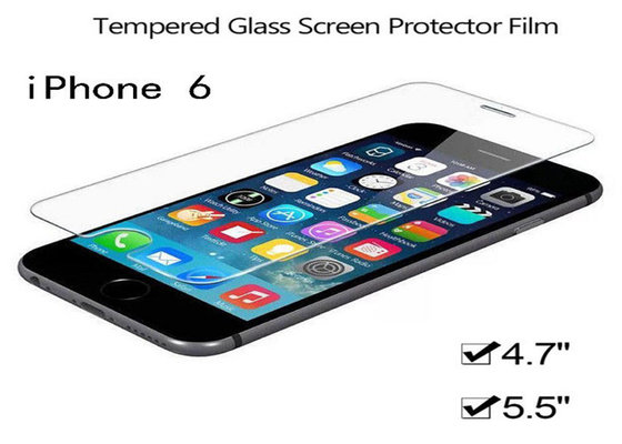 99% Transperancy High Clear Tempered Glass Screen Protectors Film For Iphone 6