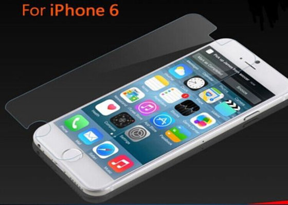 97%-99% Transperancy 9H Tempered Glass Screen Protectors Film For Iphone 6 OEM Packging