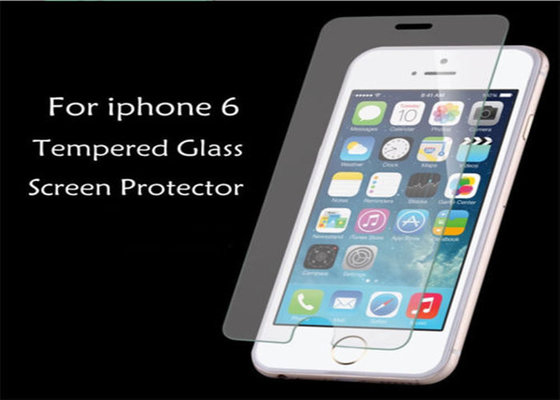 97%-99% Transperancy 9H Tempered Glass Screen Protectors Film For Iphone 6 OEM Packging