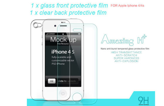 Iphone Glass screen protector for Iphone 4 / 4S / 5 / 5S glass screen film