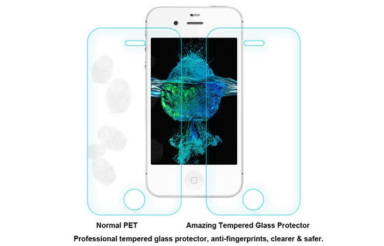 Iphone Glass screen protector for Iphone 4 / 4S / 5 / 5S glass screen film