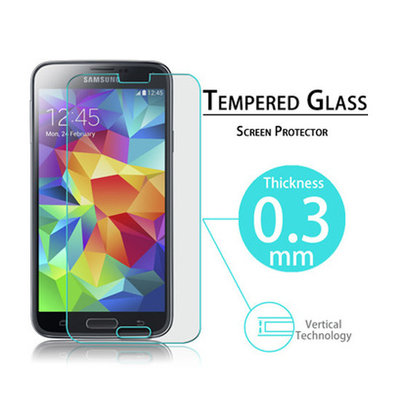 2014 New Premium Tempered Glass Screen Protector For Samsung Galaxy S5 I9600 Tempered Glas