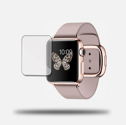 38mm Apple Watch Tempered Glass Screen Protector with 0.33mm thickness, 9H hardness