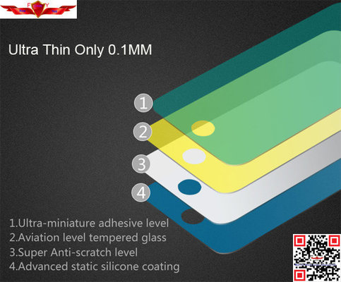 Advance Germany Technology 2.5D 9H 0.2MM Tempered Glass Screen Protector For Iphone5/5C/5S