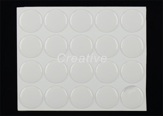 1 Inch Clear Epoxy Bottle Cap Stickers / Crystal Clear Epoxy Resin Stickers