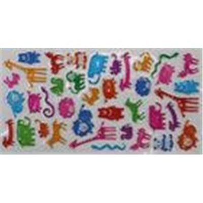 Lovely Japan Style Animals 3D Clear PVC Dimensional Puffy Stickers For Kids
