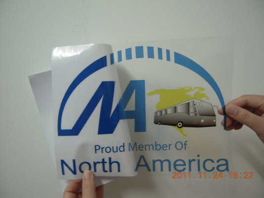 Self Adhesive Vinyl Bus Stickers , High Durability Bus Wraps