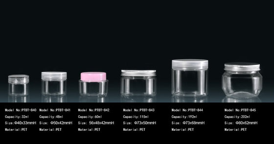 32ml Round Recycle travel size shampoo bottles Transparency with cap