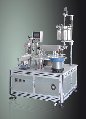 Double shell tanks Weinview Cosmetics Filling Machine for Automatic Filling of Mascara , Liquid Eye Liner