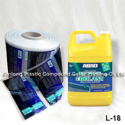 Printed Shrink Roll Film Pvc Shrink Sleeve Label For Jug Or Bucket Packaging