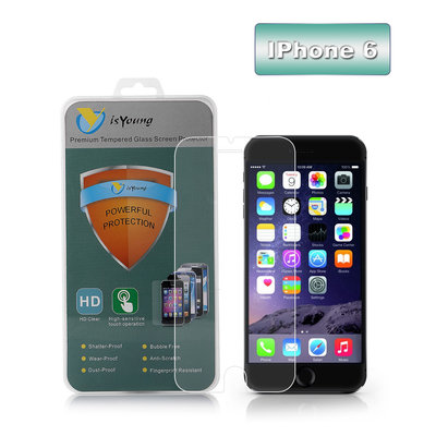 Anti-Scratch Cell Phone and Tablet Accessories , Premium Real Tempered Glass Screen Protector for iPhone 6 4.7"