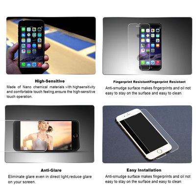 Anti-Scratch Cell Phone and Tablet Accessories , Premium Real Tempered Glass Screen Protector for iPhone 6 4.7"