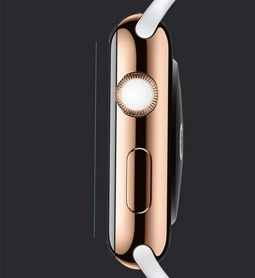 Electroplate 9H 2.5D Apple Watch Tempered Glass Screen Protectors