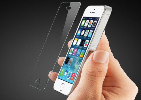 OEM / ODM yellow Shatter Proof Tempered Glass Screen Protectors for iphone 5s