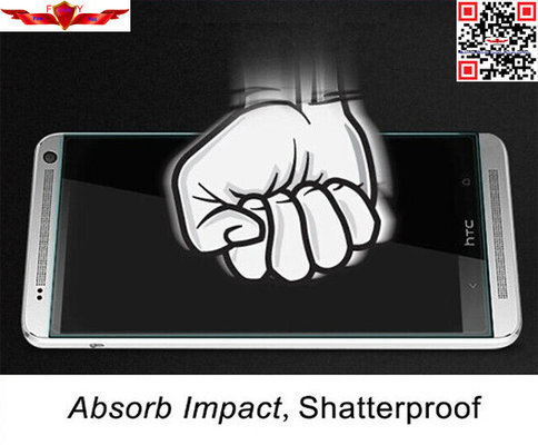 100% Brand New Japan Glass 2.5D 9H 0.2MM Tempered Glass Screen Protector For HTC ONE