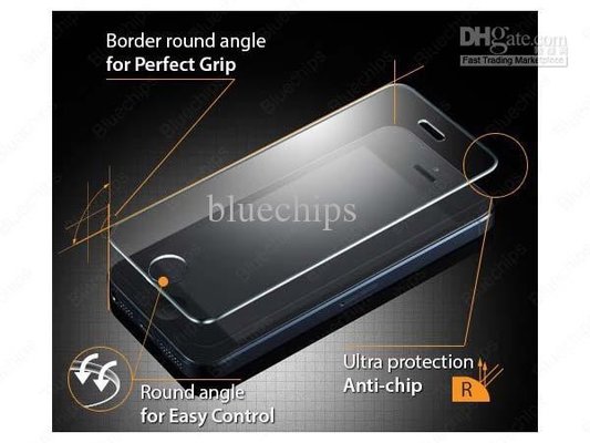 Japan Asahi Glass 9H Anti-shock Tempered Glass Screen Protector For Samsung S5 I9600