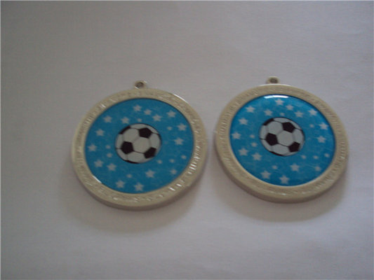 Epoxy resin dome metal sport souvenir medals, epoxy dome athletic commemorative medallion,