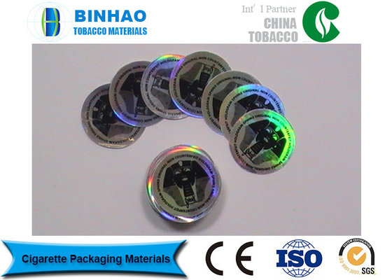 Security 3D Laser Custom Hologram Stickers With Self - Adhesive Paper