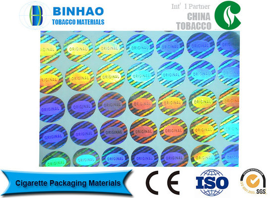 Security 3D Laser Custom Hologram Stickers With Self - Adhesive Paper