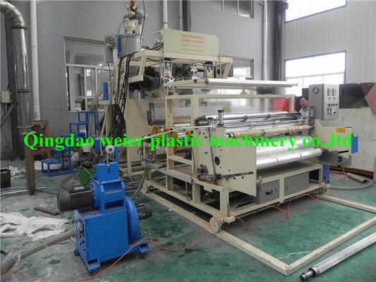 Touch Screen LDPE Plastic Film Making Machine , Width 20mm to 2000mm