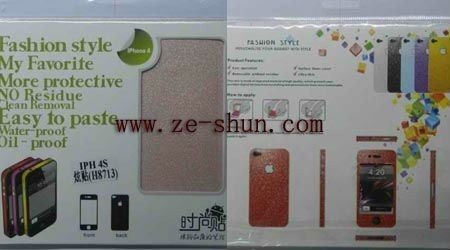 Fashion Pink Cell Phone Screen Guard for IPhone 4 / 4s