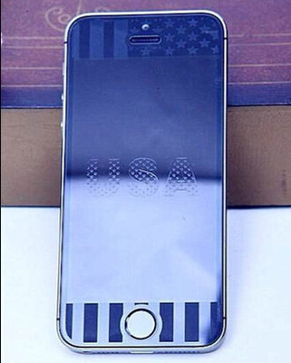 Skeleton Pattern 3D Premium Tempered Glass Screen Protector For iPHONE 4 4s 5 5s 5c