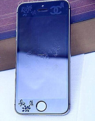 Skeleton Pattern 3D Premium Tempered Glass Screen Protector For iPHONE 4 4s 5 5s 5c