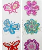 Fashionable Laser Puffy Sticker(PU031)
