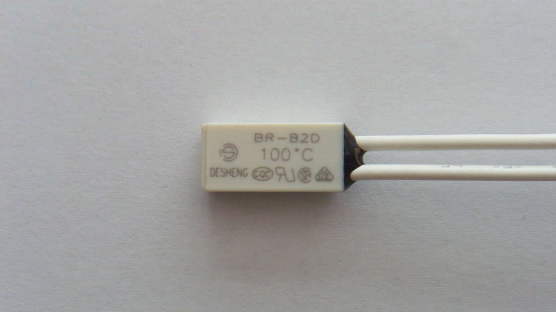 BR-B2D bimetal thermostat with lead wire UL3266 UL VDE CE KC CQC approved