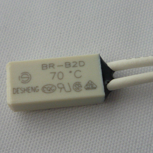 Small Motor AC Thermal Protector BR-B2D , Bimetal Thermal Cutout 250V / 5A