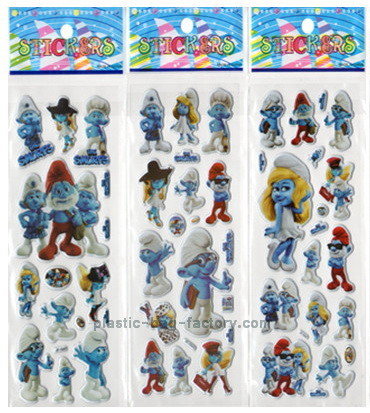 Cartoon sticker , custom puffy stickers