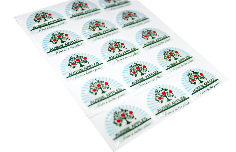 customized logo non yellowing Self adhesive epoxy sticker of 3D effect