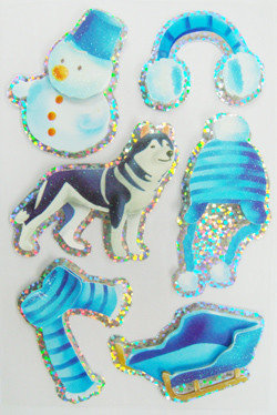 Enchant Custom Holographic Stickers / Removable glitter stickers for kids