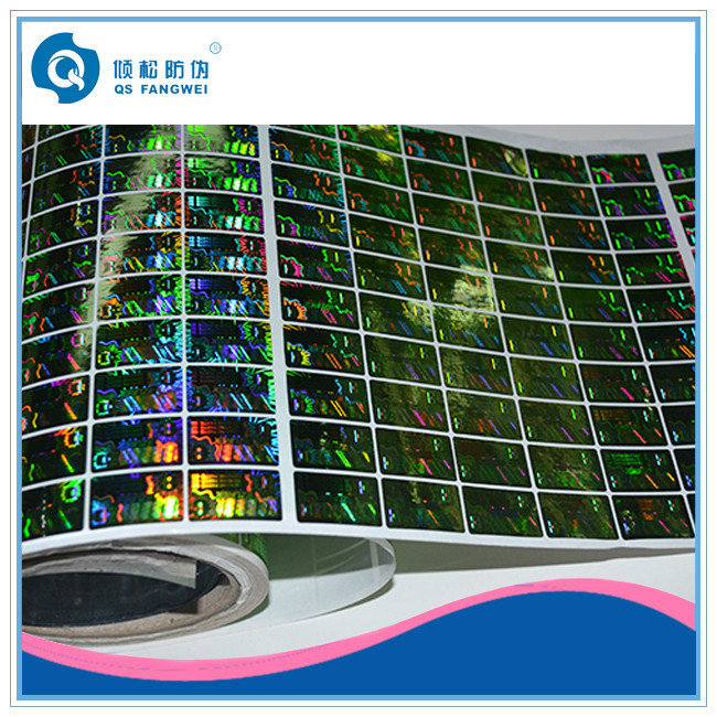 PET Custom Holographic Stickers Rainbow Hologram Stick Labels with LOGO