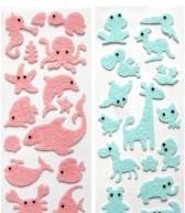 Flocking Stickers/Fuzzy Stickers (PA036)