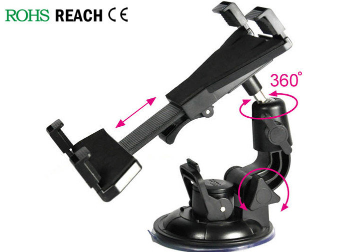 PVC Material Stable Universal DVD / Tablet PC Car Mount With 360 Degree Rotation for Cell Phone DVD / Tablet PC