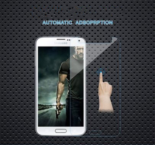 0.3mm 2.5D 9H Scratch Resistant Cell Phone LCD monitor tempered glass for Samsung S5